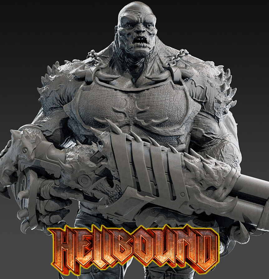 ArtStation - HellKnight from Hellbound
