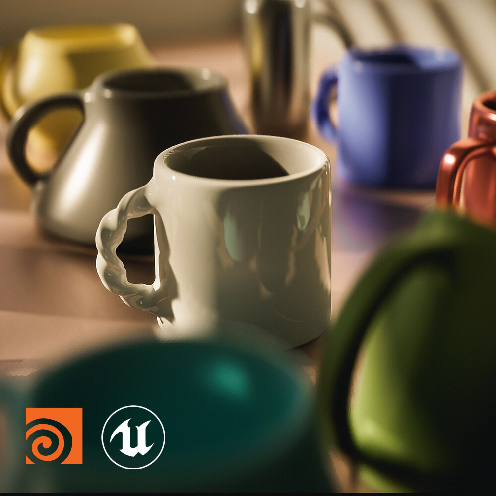 ArtStation - Procedural Mug | Houdini & Unreal