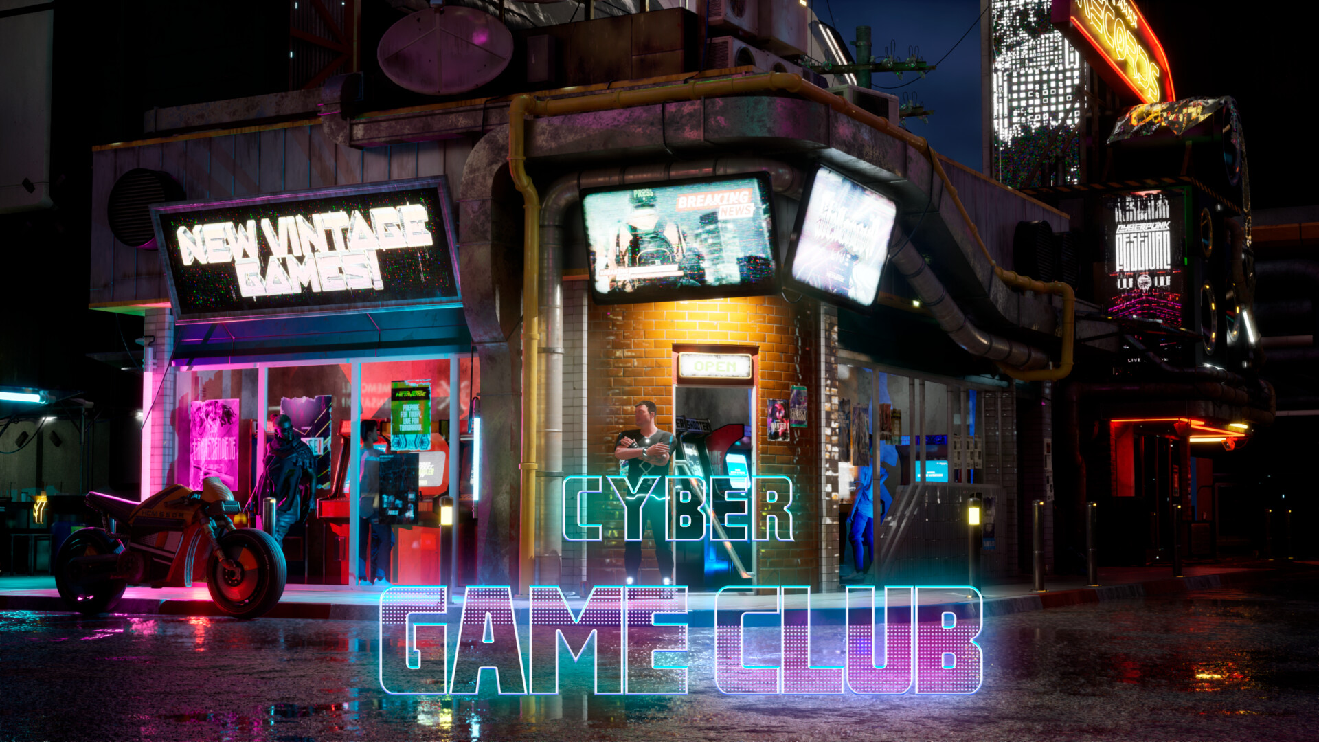 ArtStation - Cyber Game Club - UE5