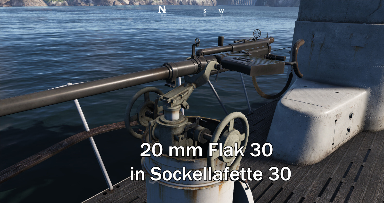 ArtStation - 20 mm Flak 30 in Sockellafette 30