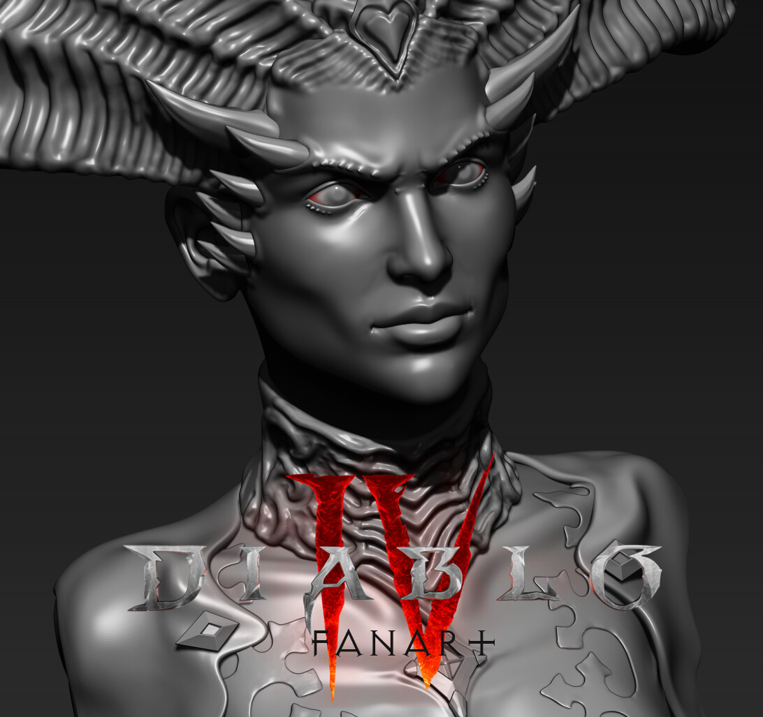 Rahela Bargh - Lilith Diablo IV fanart WIP