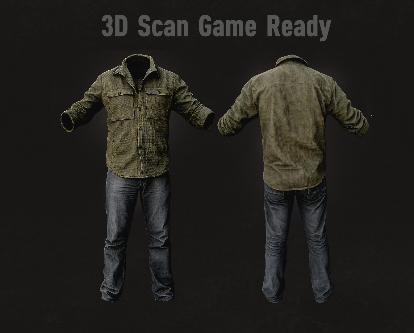 ArtStation - 3D scan - Game Ready Outfit