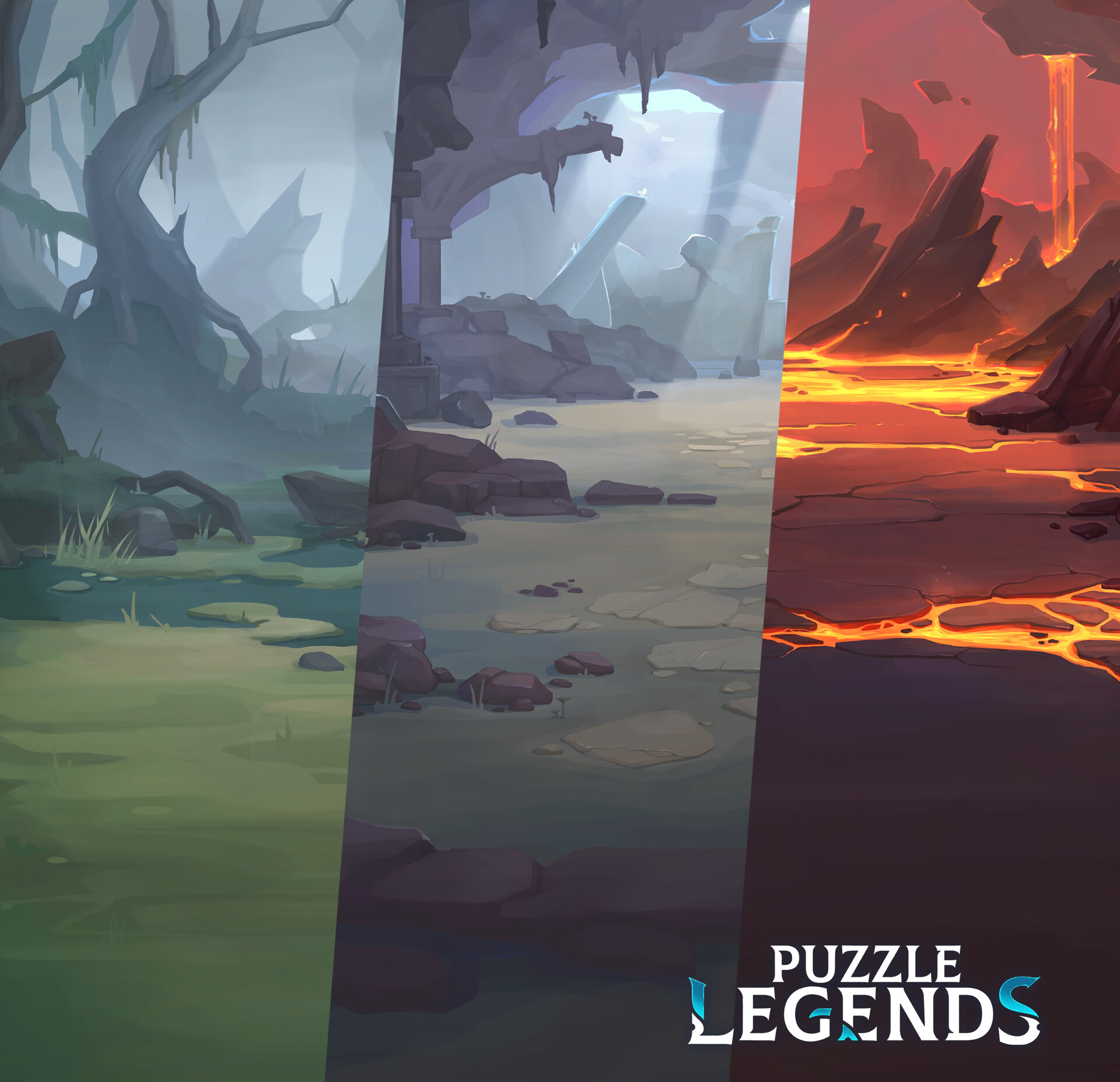ArtStation - Backgrounds (Puzzle legends)