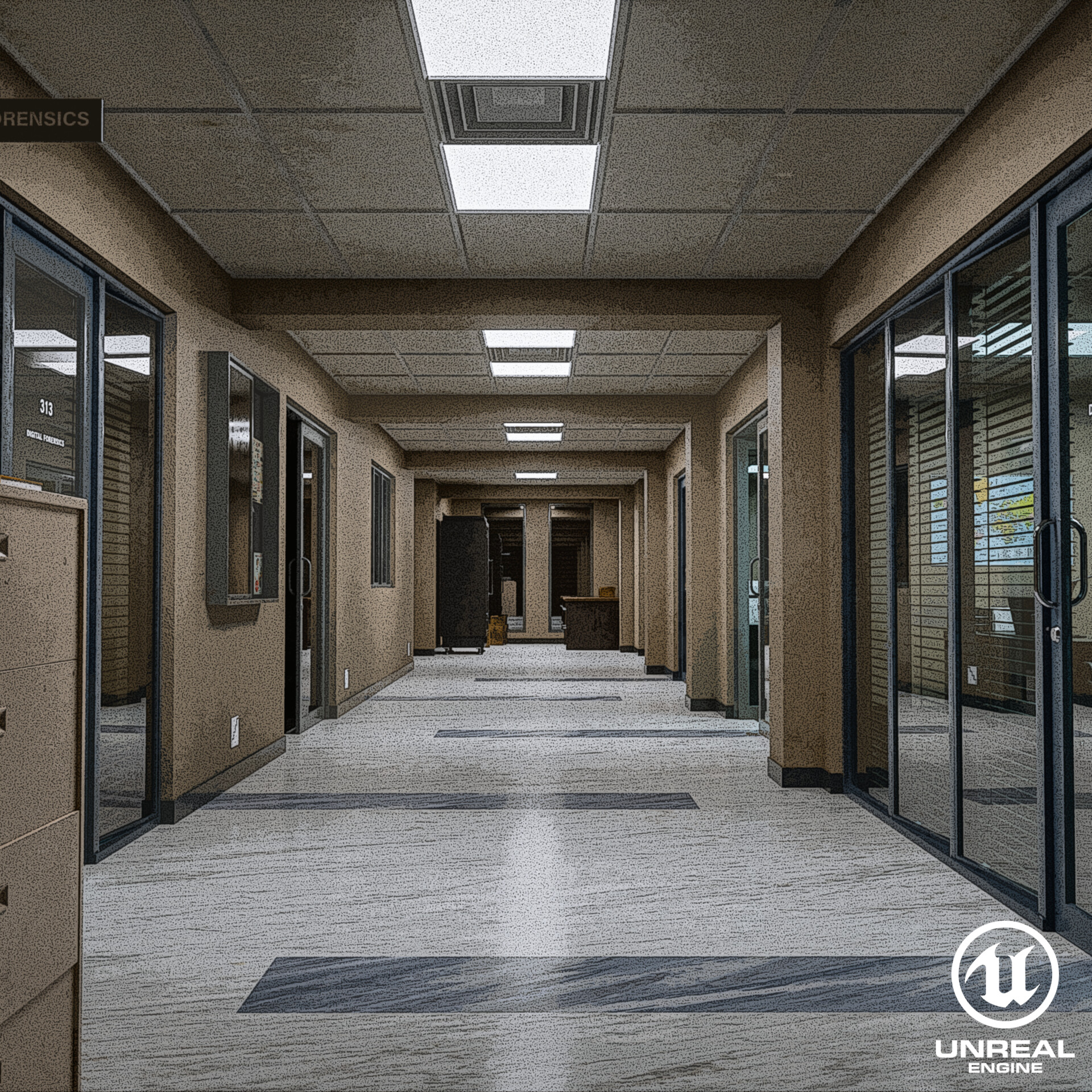 ArtStation - Police corridor [UE5.2]