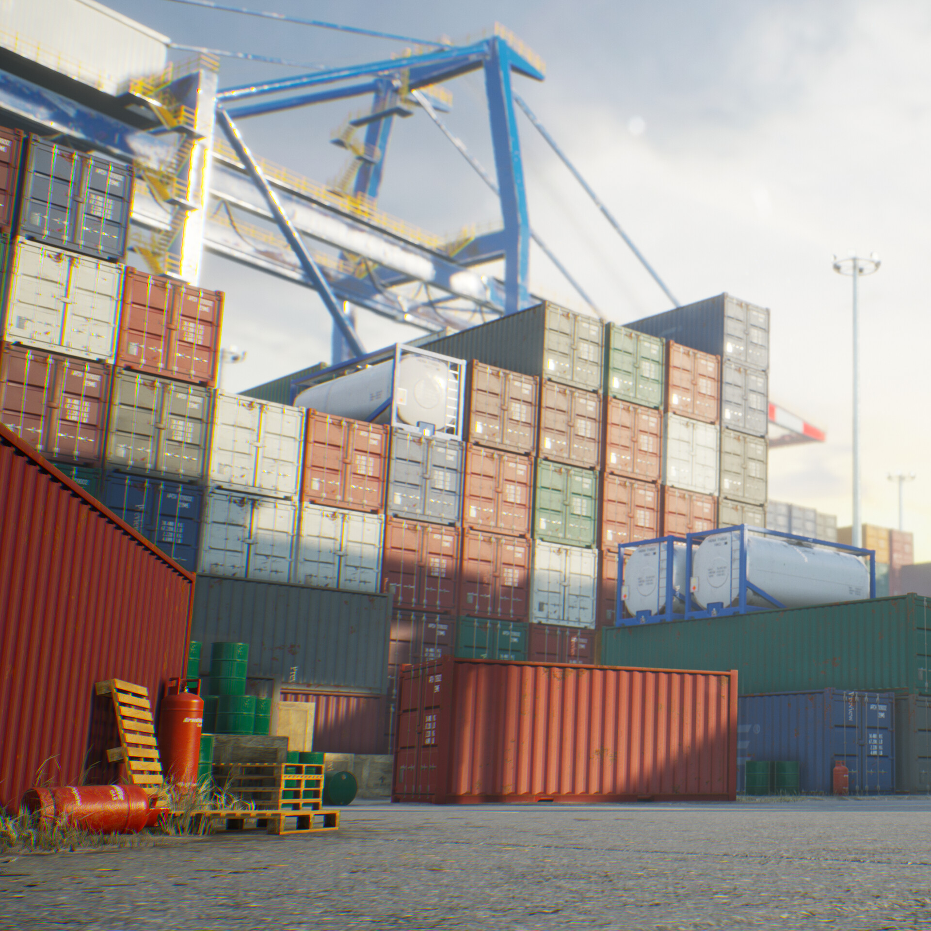 ArtStation - Dockyard Props - Unreal