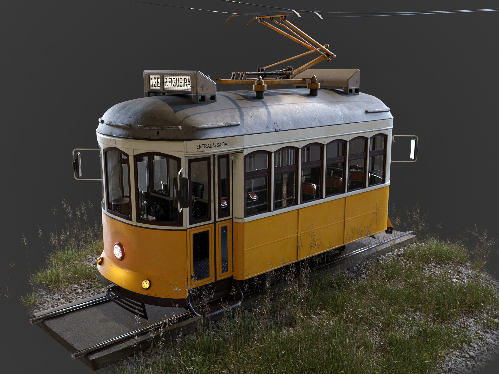 ArtStation - An Old Tram