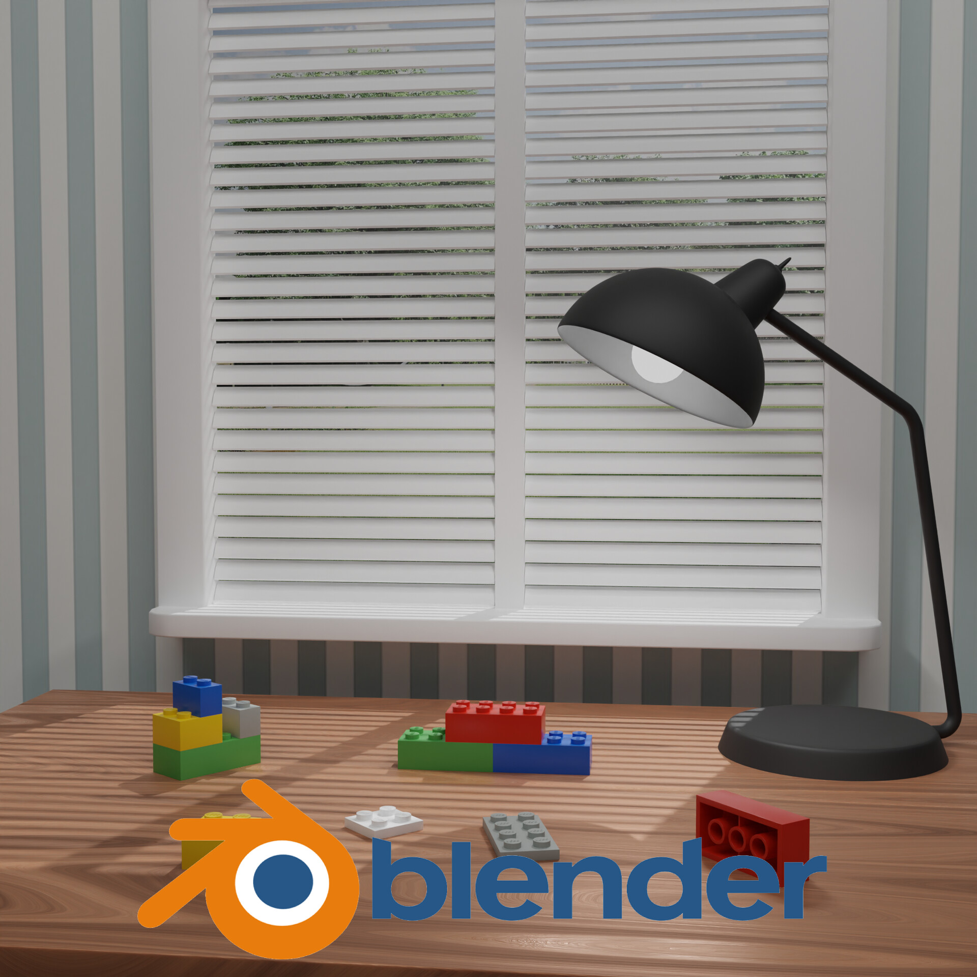 ArtStation - "Play Time" - Lego Desk Scene