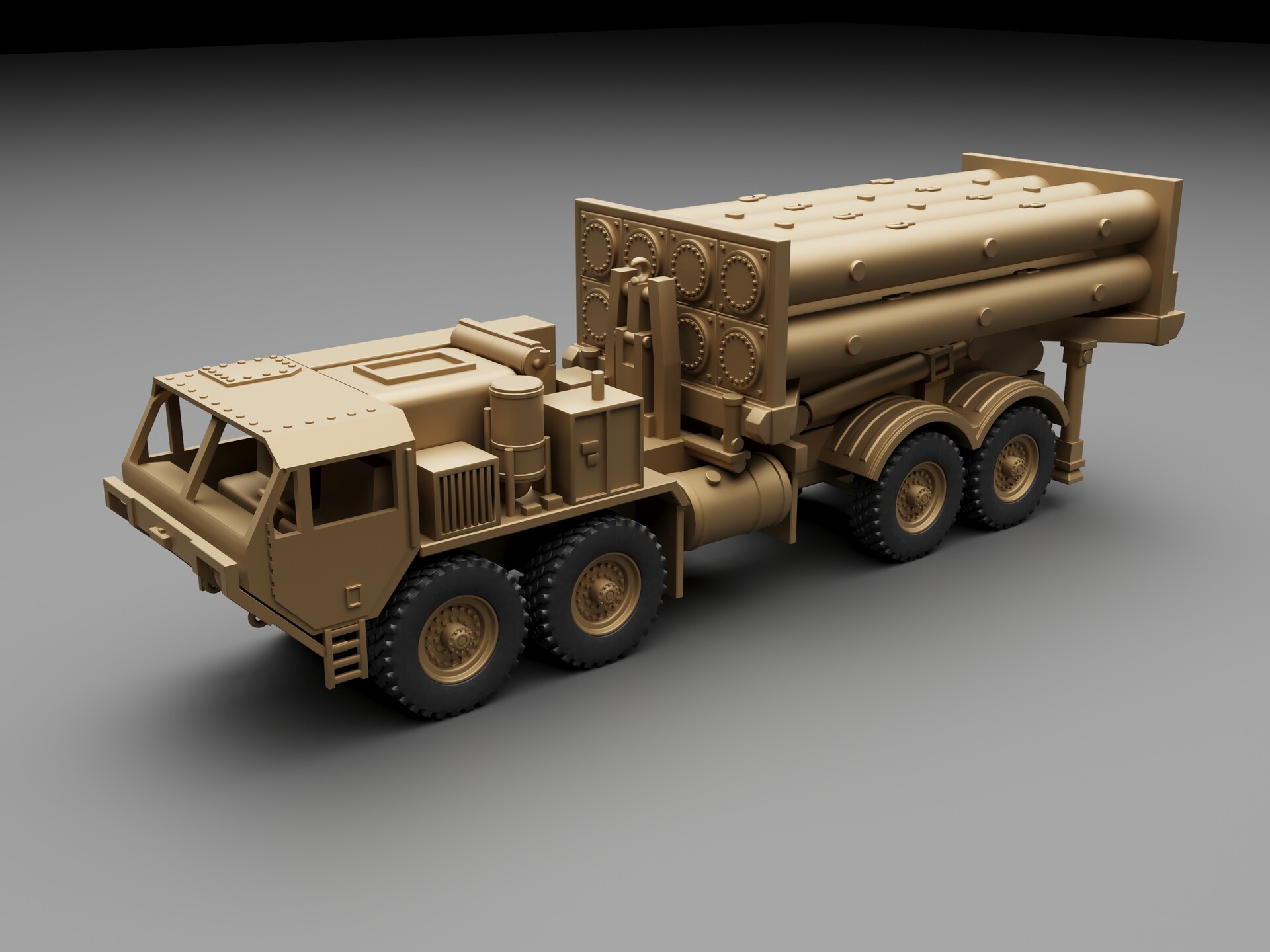 ArtStation - M1120 THAAD Missile System 3d Model Project