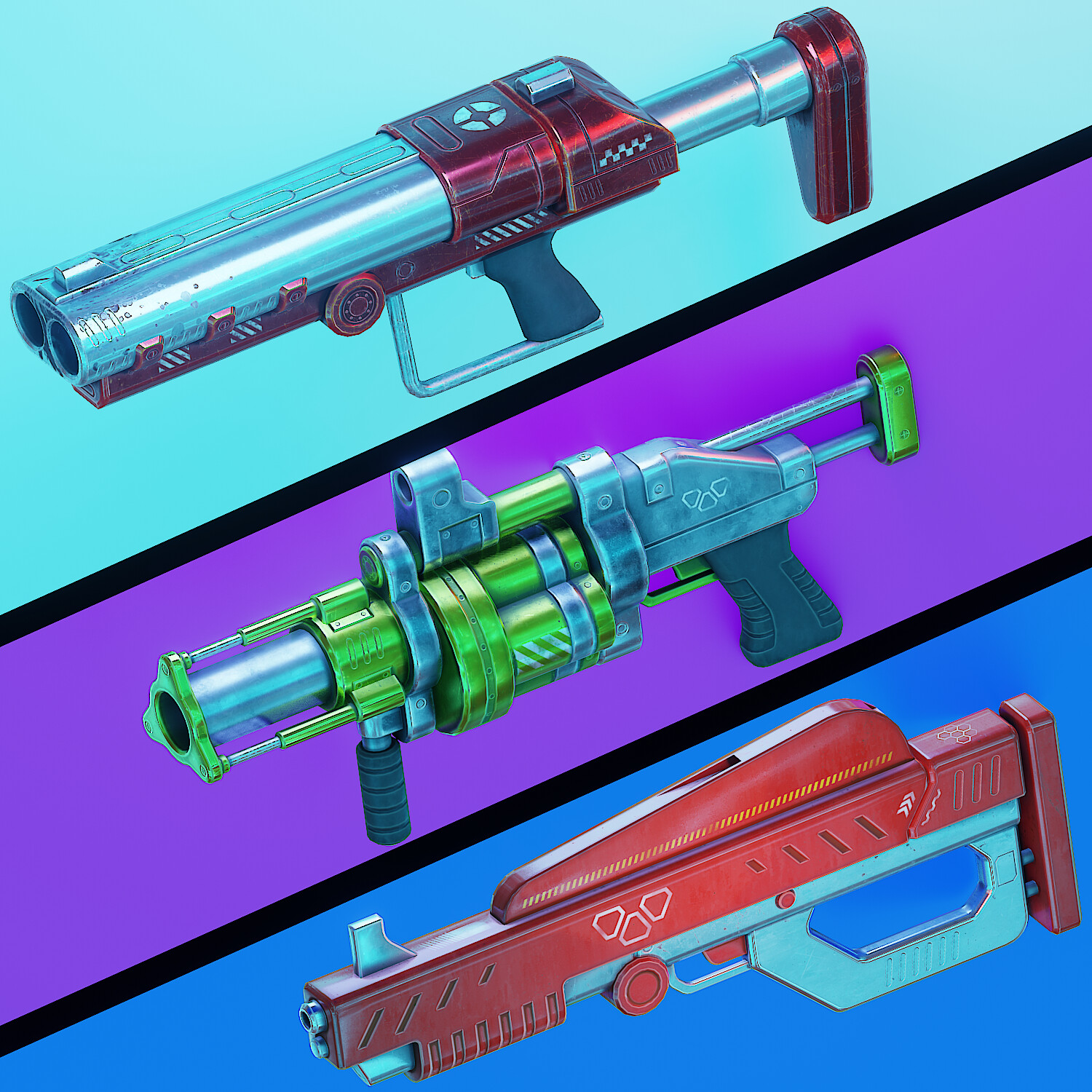 ArtStation - Weapons from Compound VR [Fan Art]