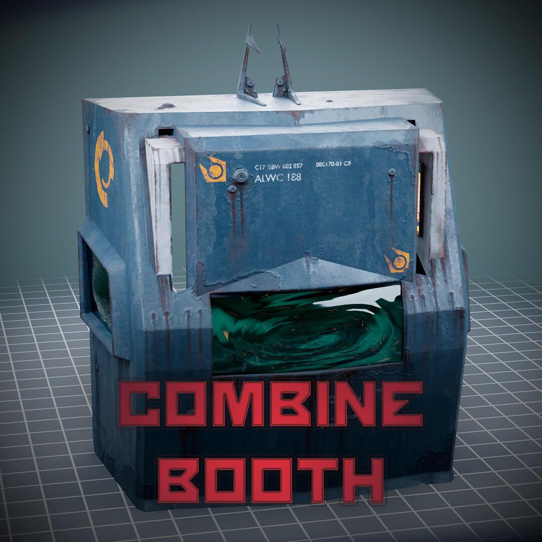 ArtStation - Half-Life 2 Combine Booth Remake