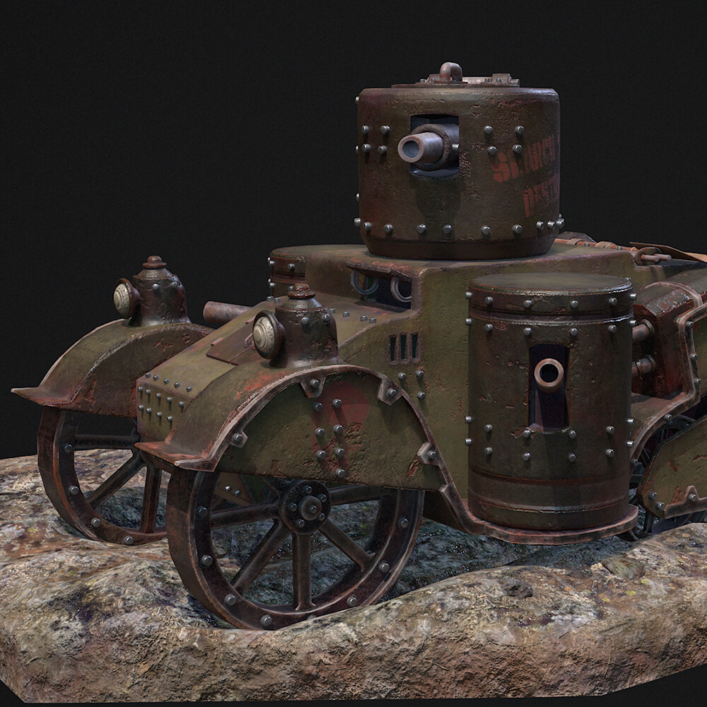 ArtStation - Steampunk Tank