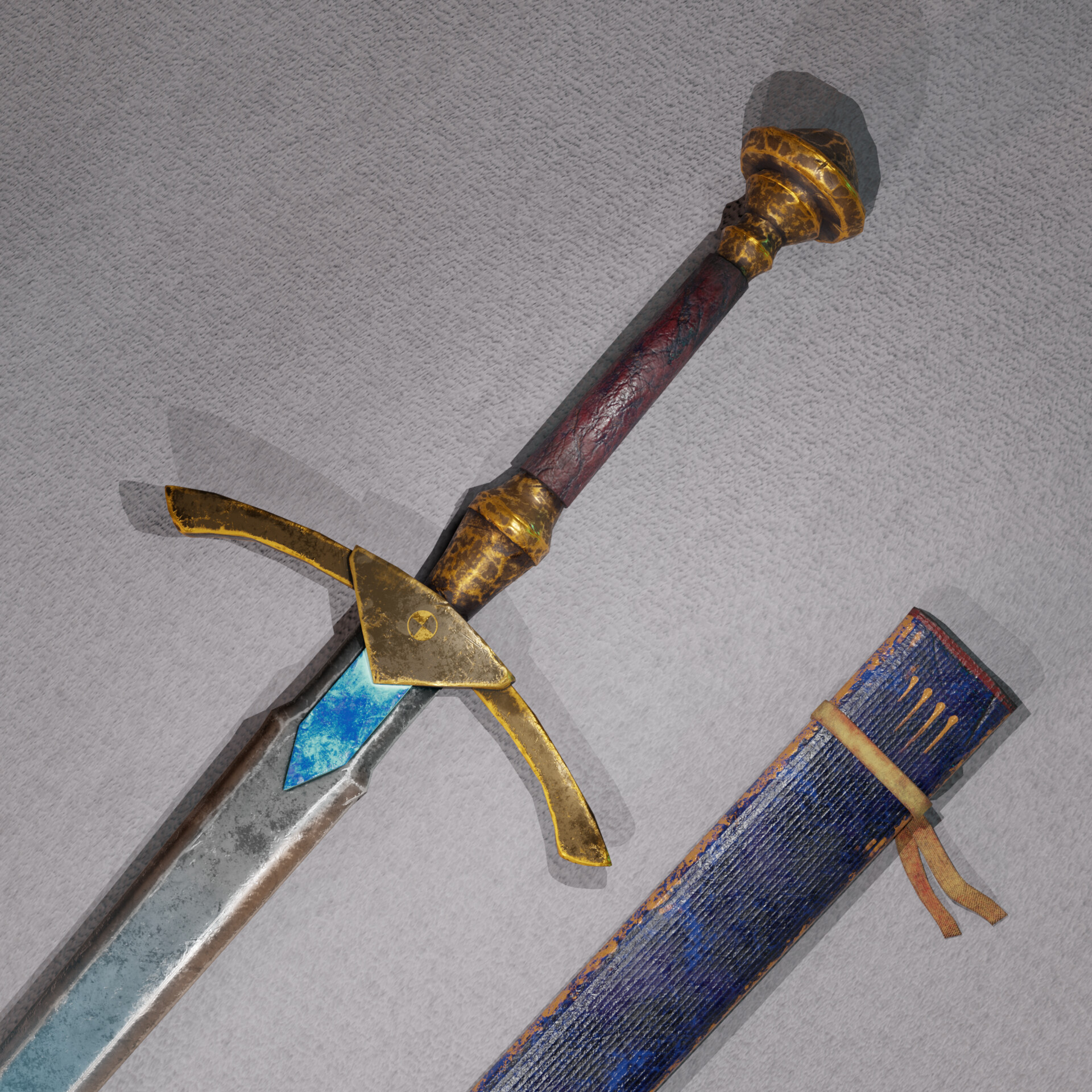 ArtStation - Sword Texturing Study