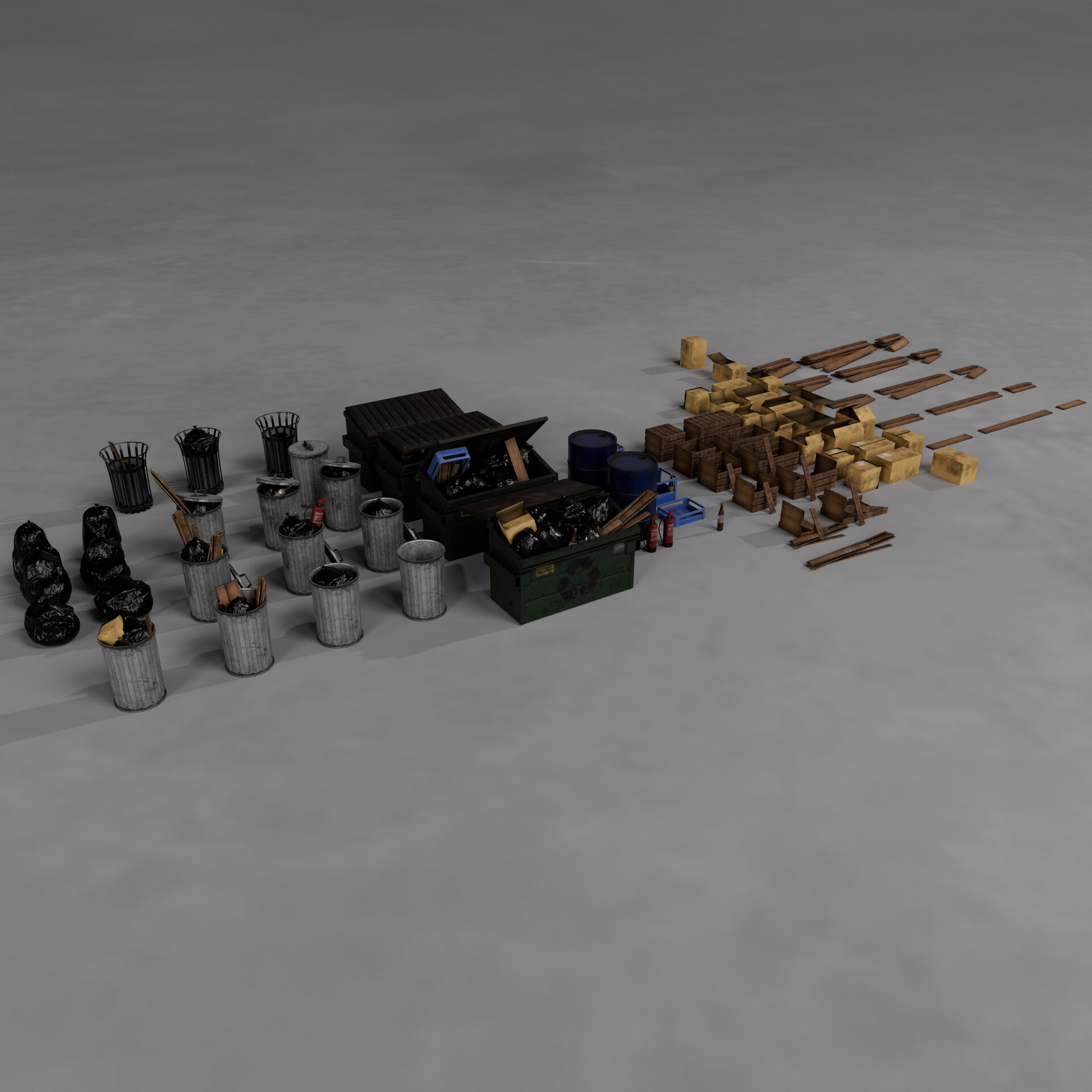 ArtStation - Trash Set