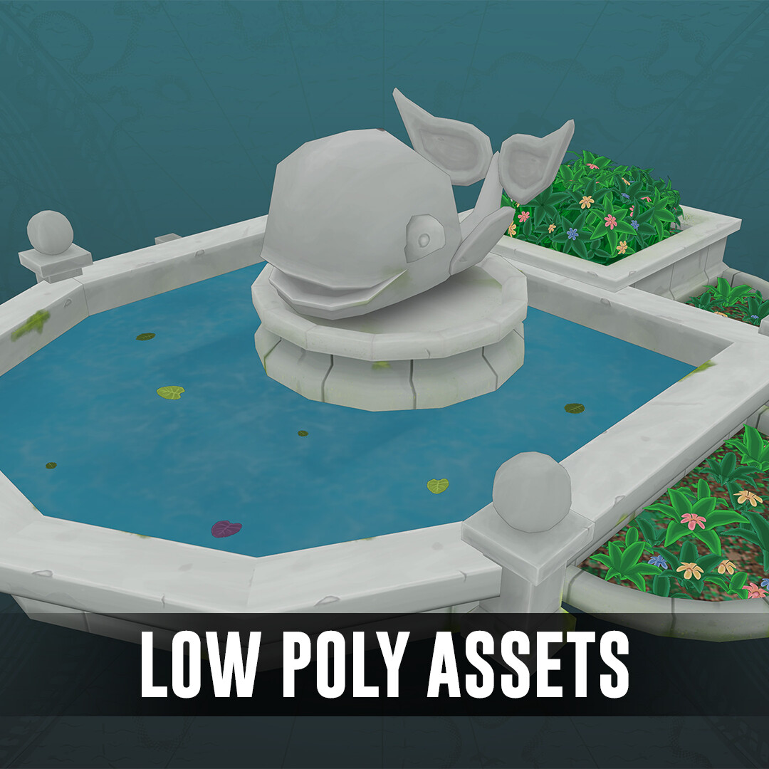 ArtStation - Low Poly Hand Painted Assets