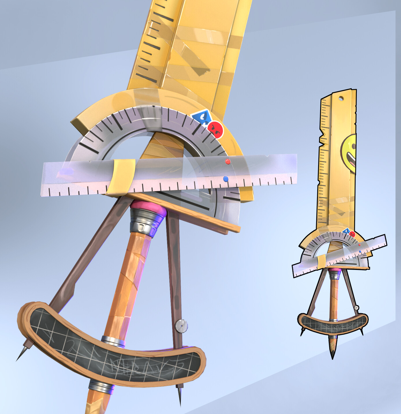 ArtStation - geometric sword