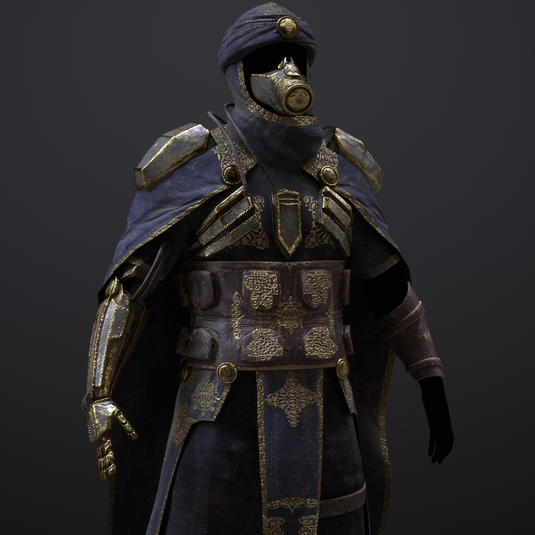 ArtStation - Commision work - Real Time Game Character - SciFi Arabian ...