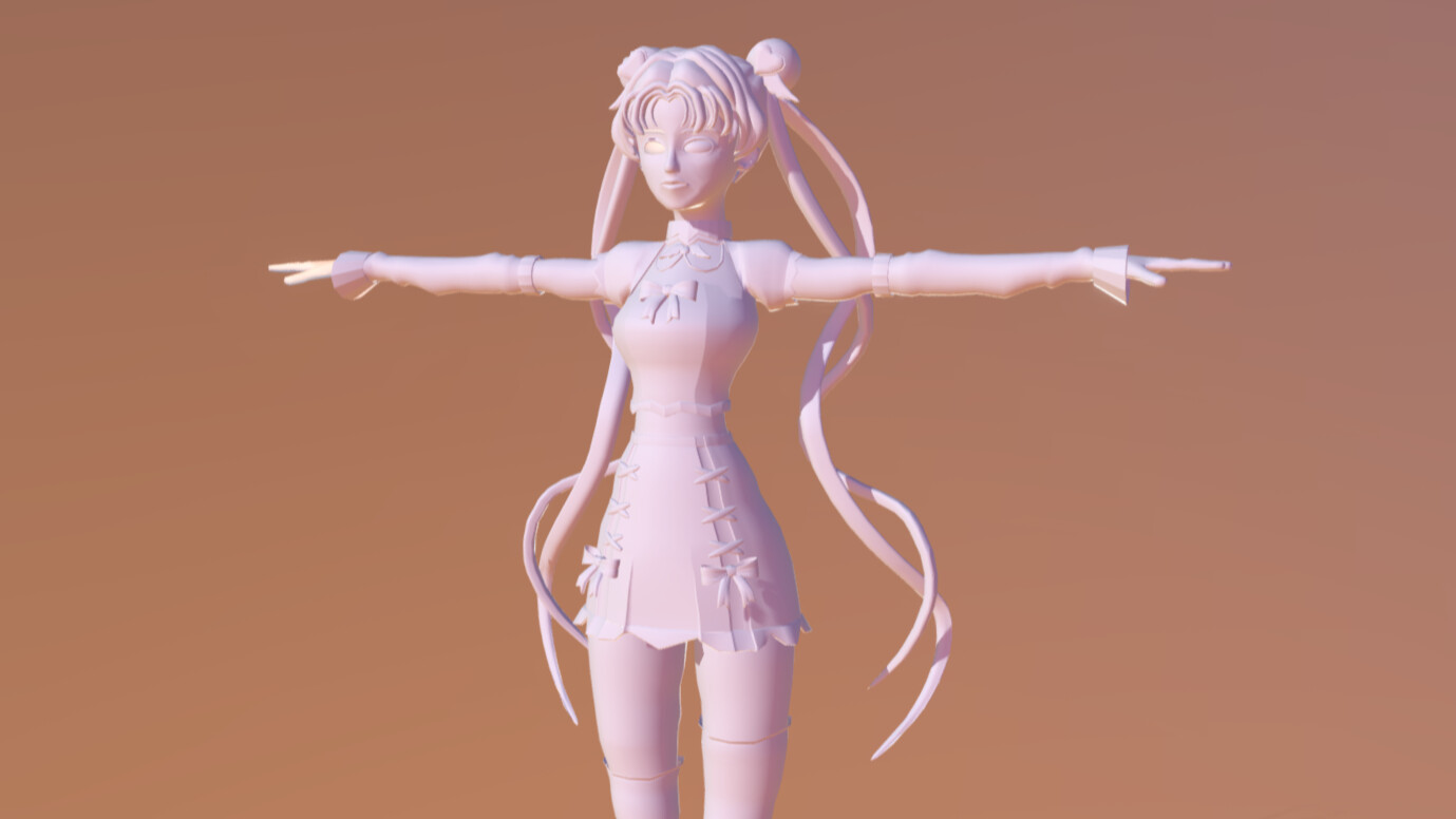 ArtStation - 3DA Sailor Moon Model