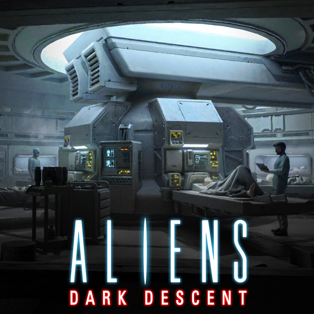 ArtStation - Aliens: Dark Descent. USS Otago rooms and assets concepts