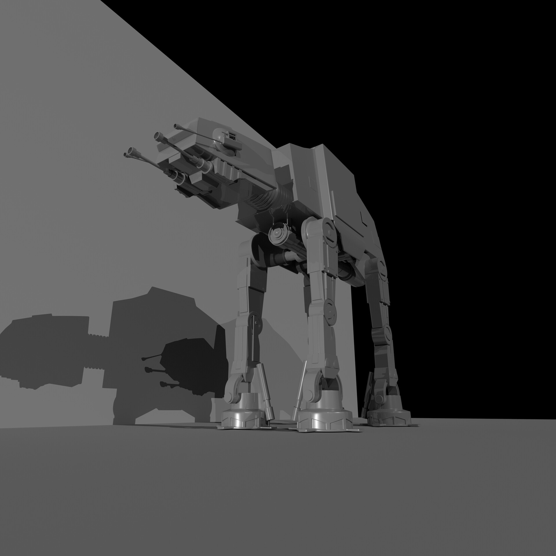 ArtStation - AT-AT Walker 3D Model
