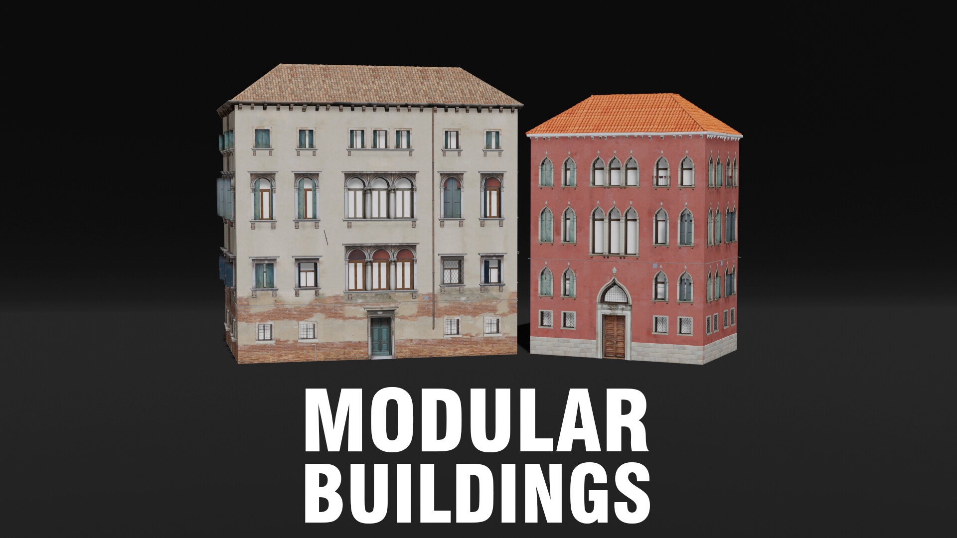 ArtStation - Venice Style Modular Buildings 2