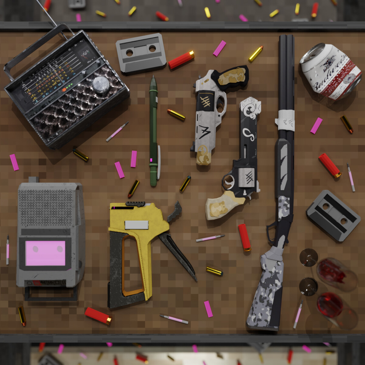 ArtStation - Range Day - Gun Animations Collection - The Black Star ...