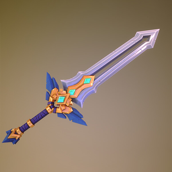 ArtStation - Stylized Game Sword