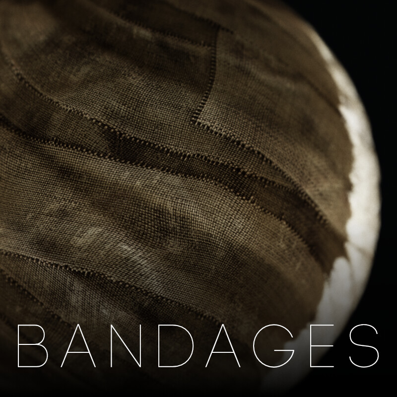 ArtStation - Old Bandage Material