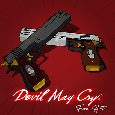 ArtStation - Ebony and Ivory from Devil May Cry