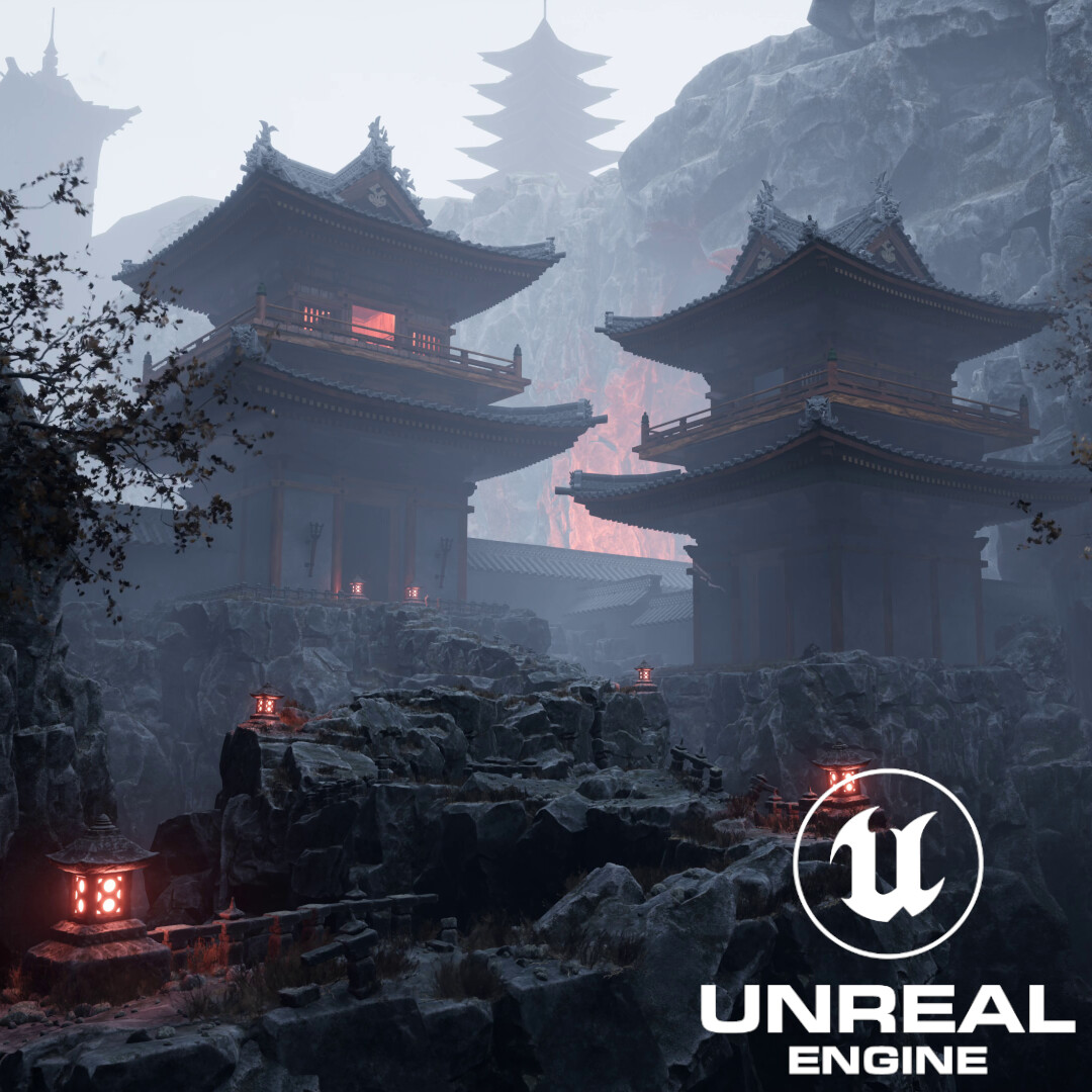 ArtStation - Japanese Temple Environment