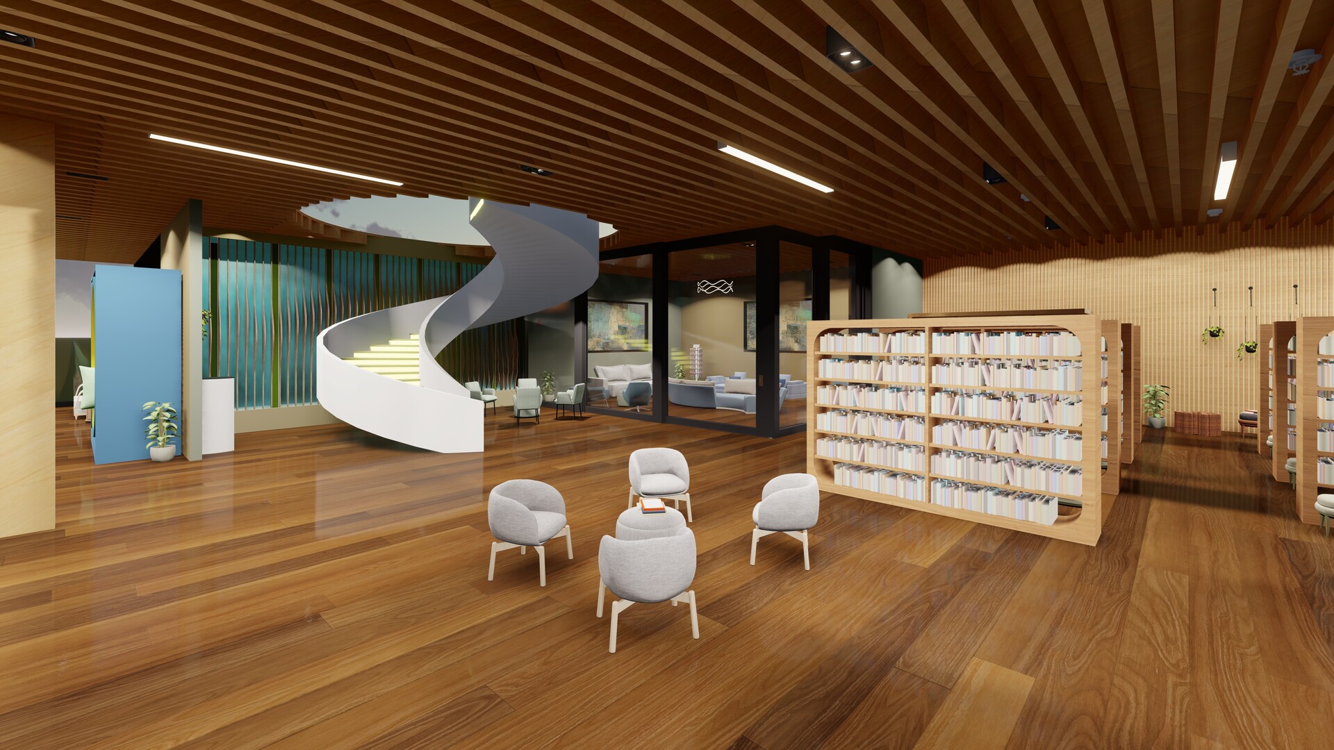 ArtStation - Library Design.