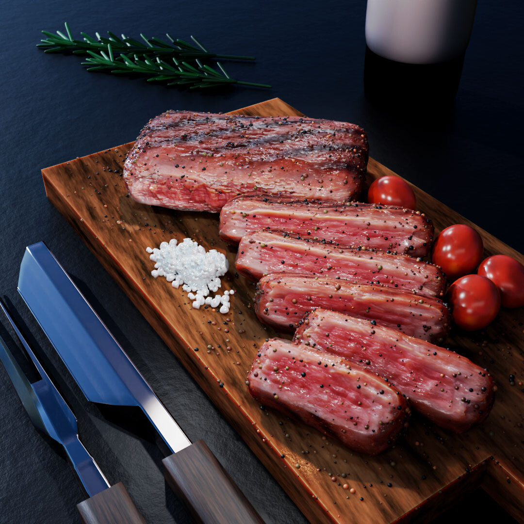 ArtStation - Medium Rare Steak