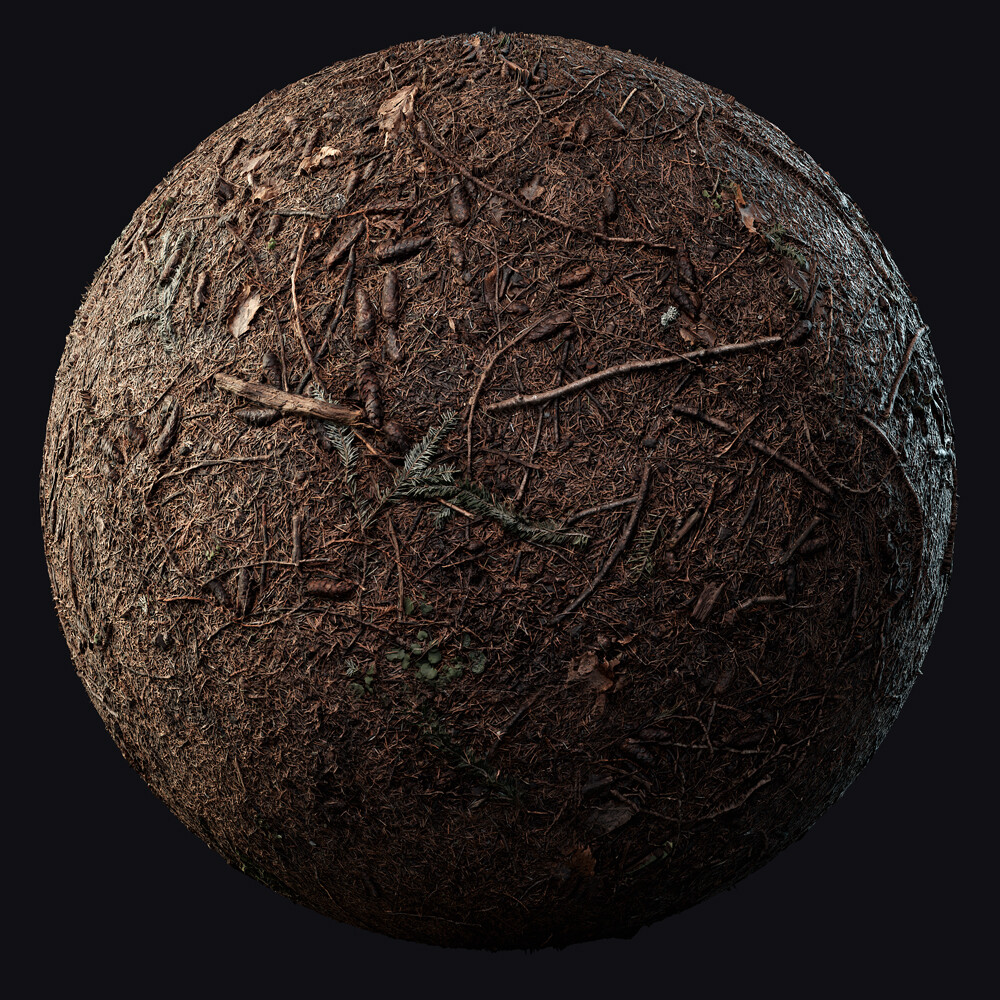 ArtStation - Forest Floor Tiling Material 02