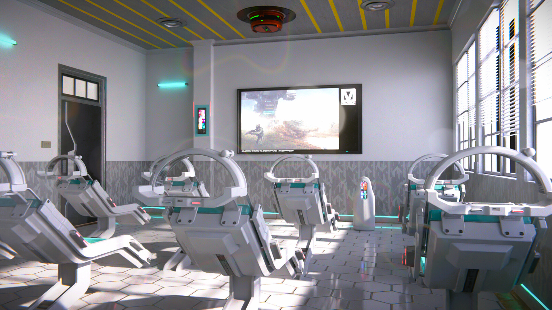 ArtStation - classroom 2077