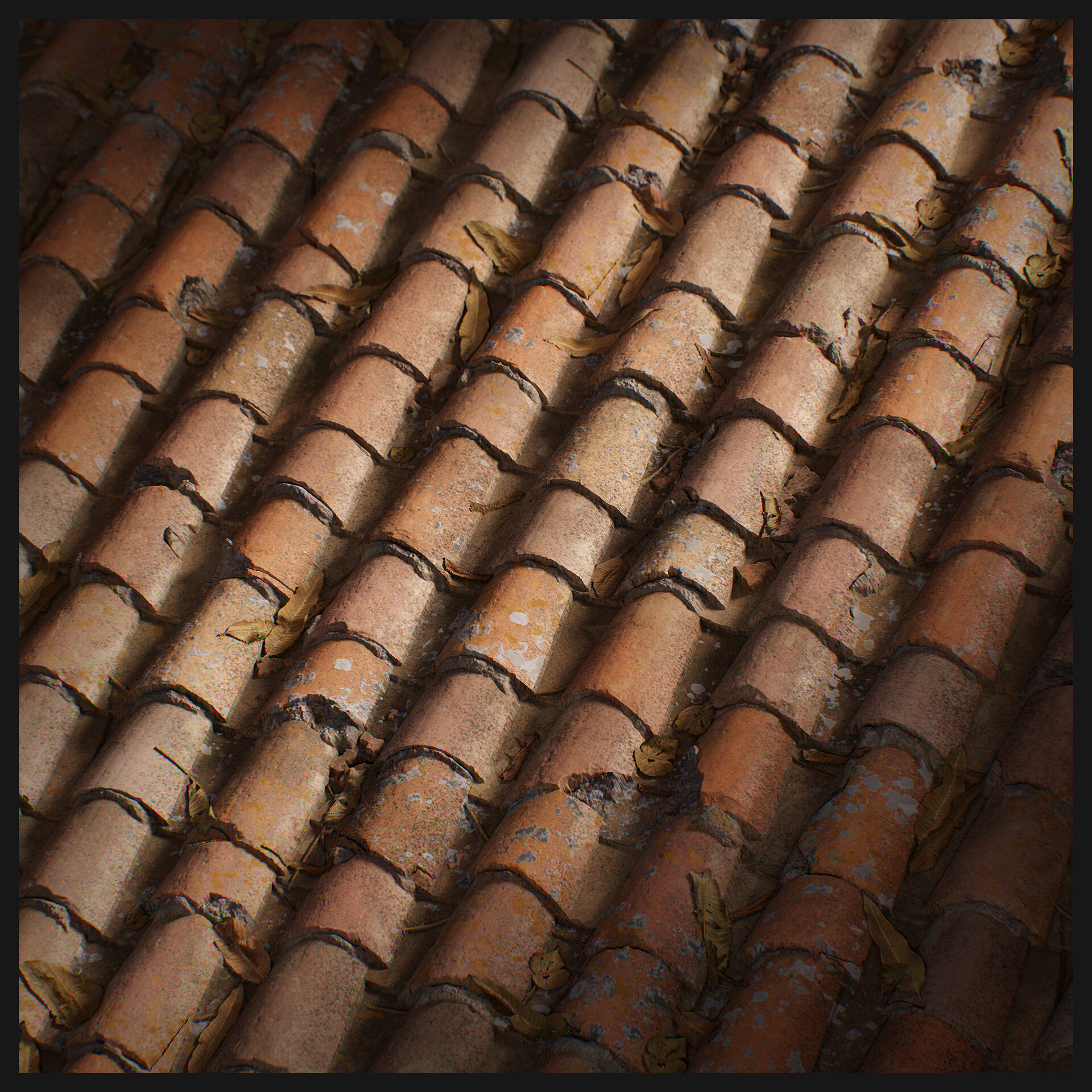 ArtStation - Roof Tile Material