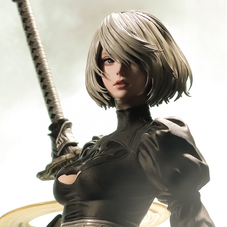 ArtStation - Nier Automata 2B - 1/3 Statue