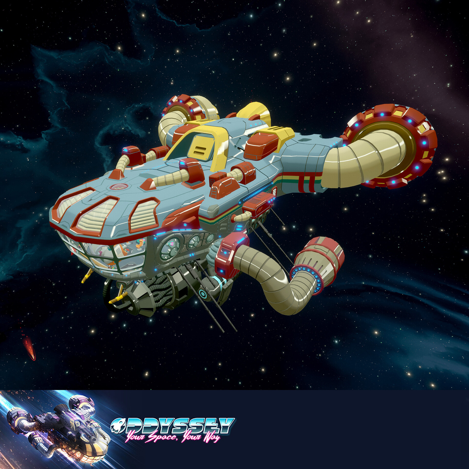 ArtStation - Oddyssey main ship