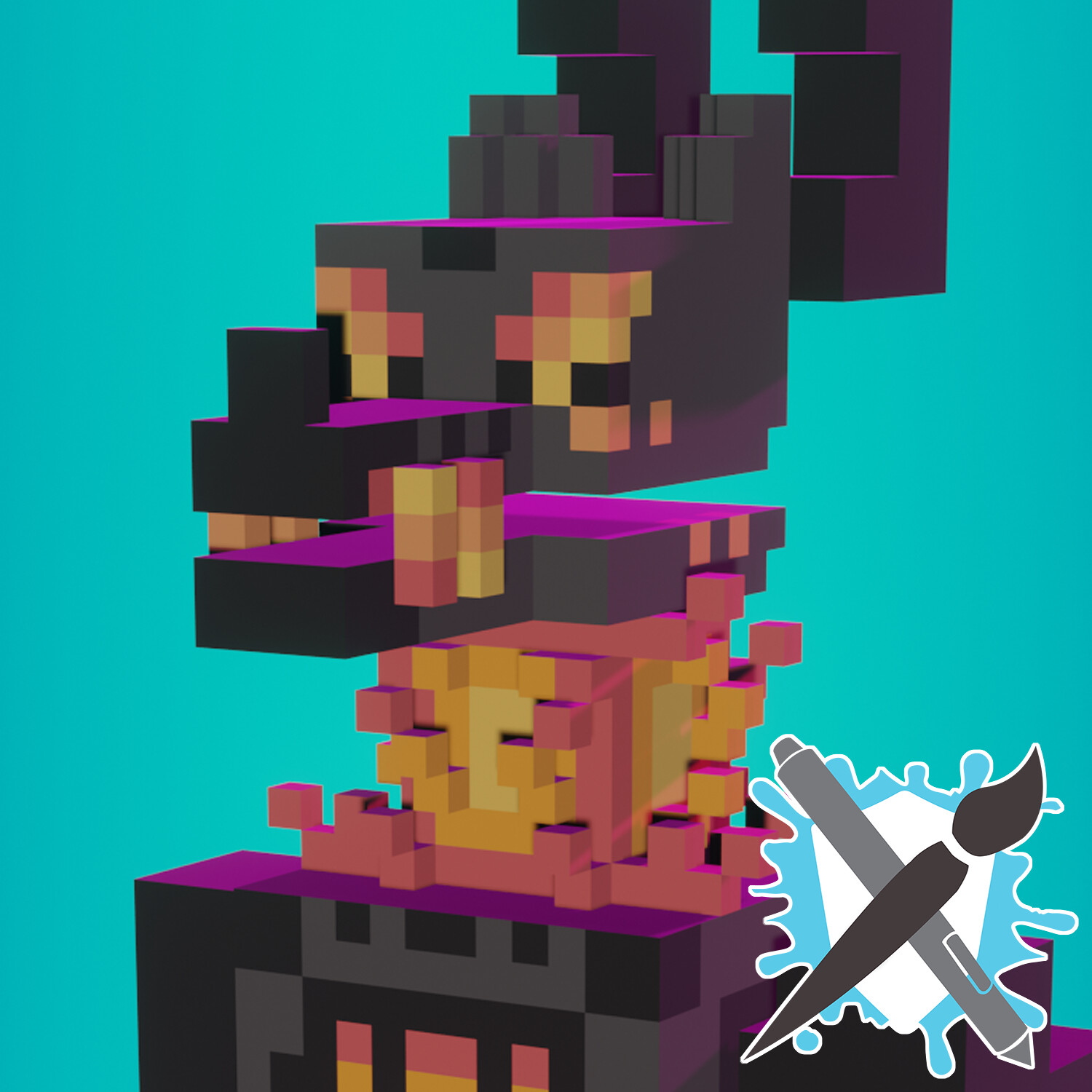 ArtStation - Art Fight 3: Pigstep