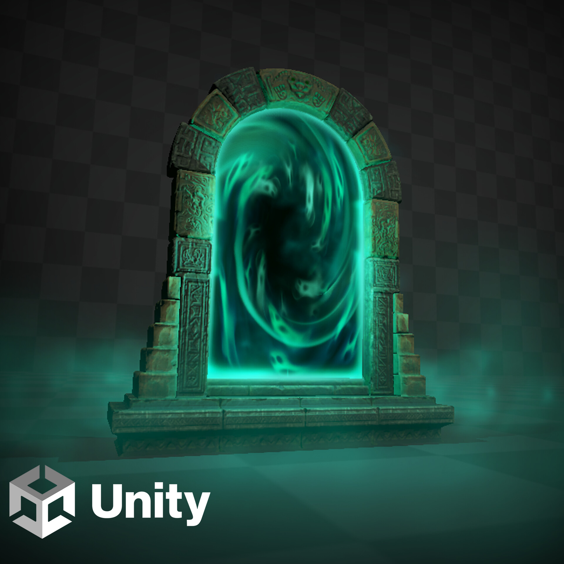 ArtStation - Green Ghost Portal - Real Time VFX - Unity