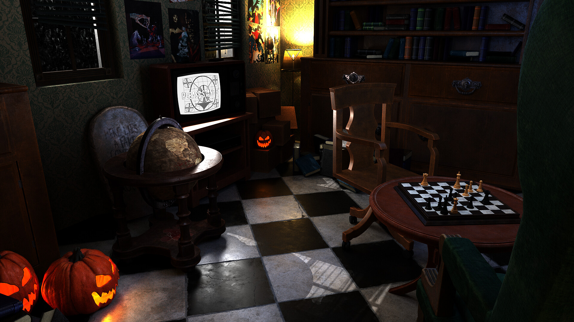 ArtStation - The Horror Maniac's Room