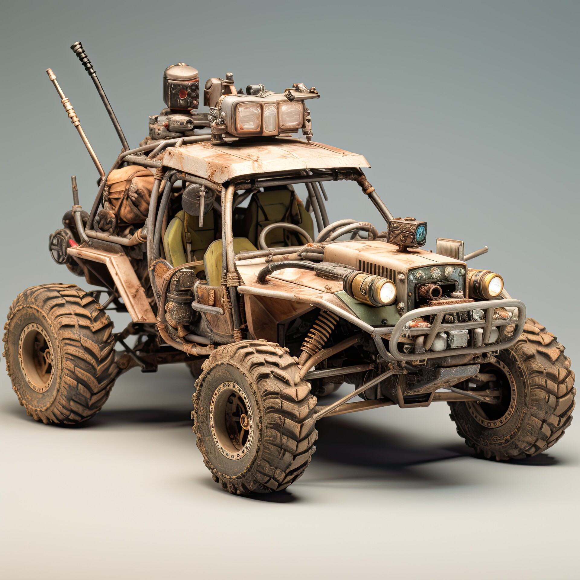 ArtStation - 230 Wasteland scout buggy - Reference pack
