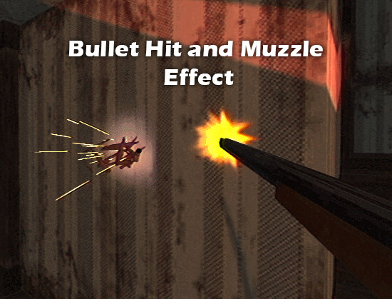ArtStation - Bullet Hit effect and Muzzle flash