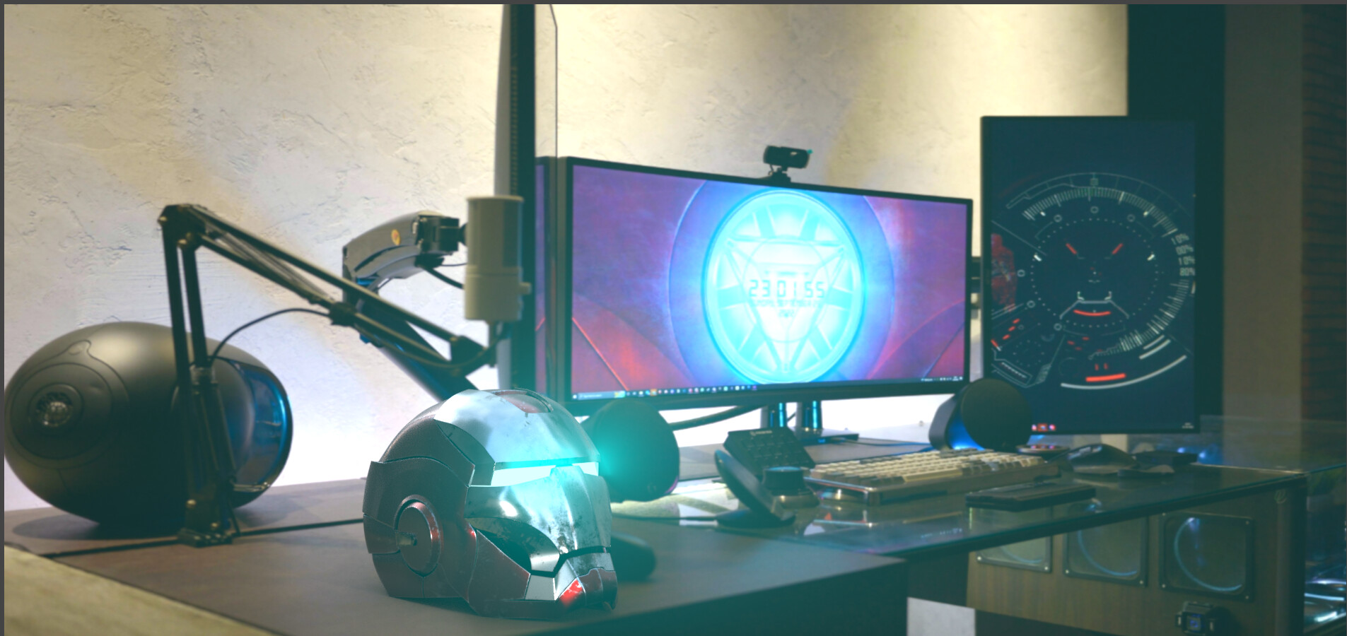 Mobius3D - Iron Man Helmet 3D Model