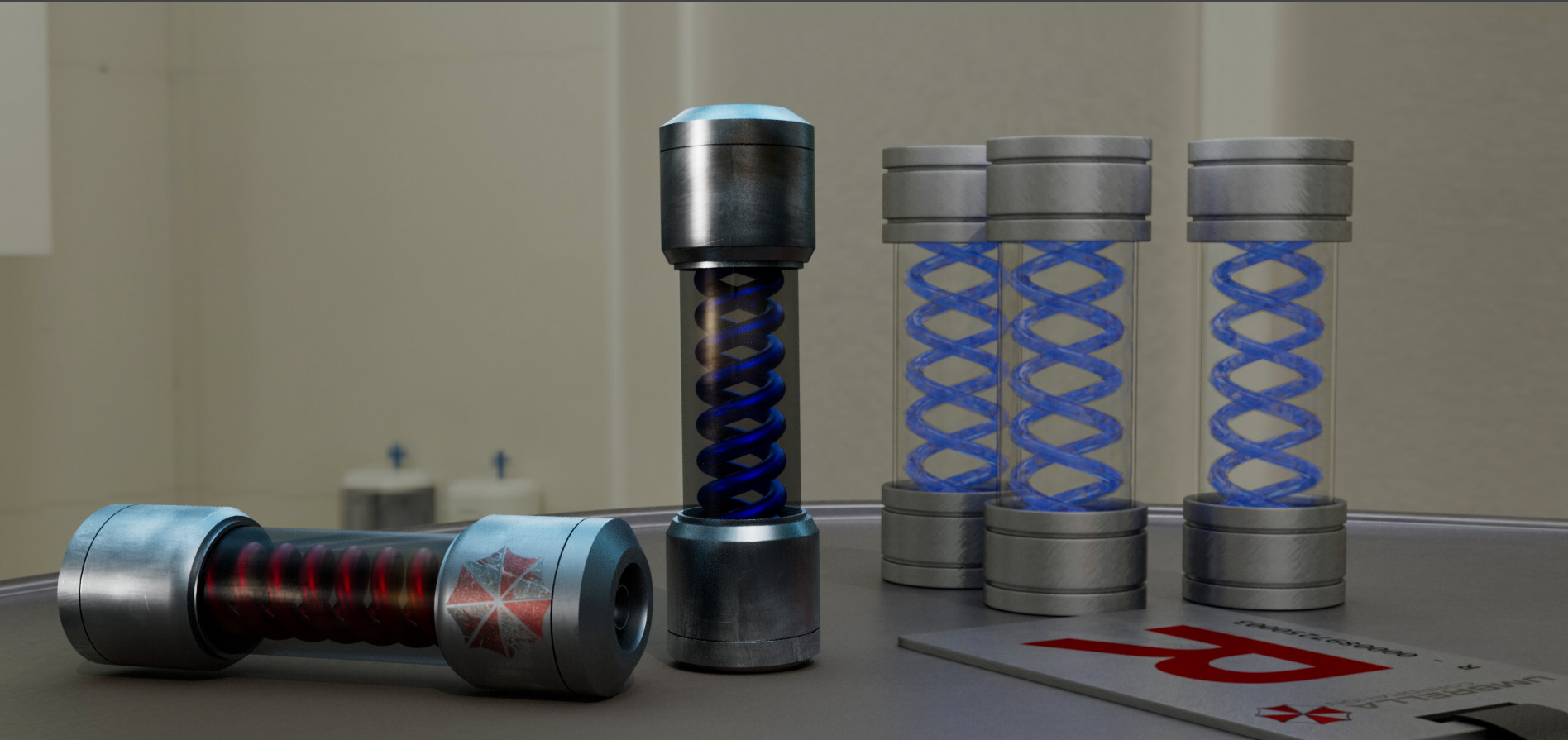 ArtStation - T-Virus Sample 3D Model