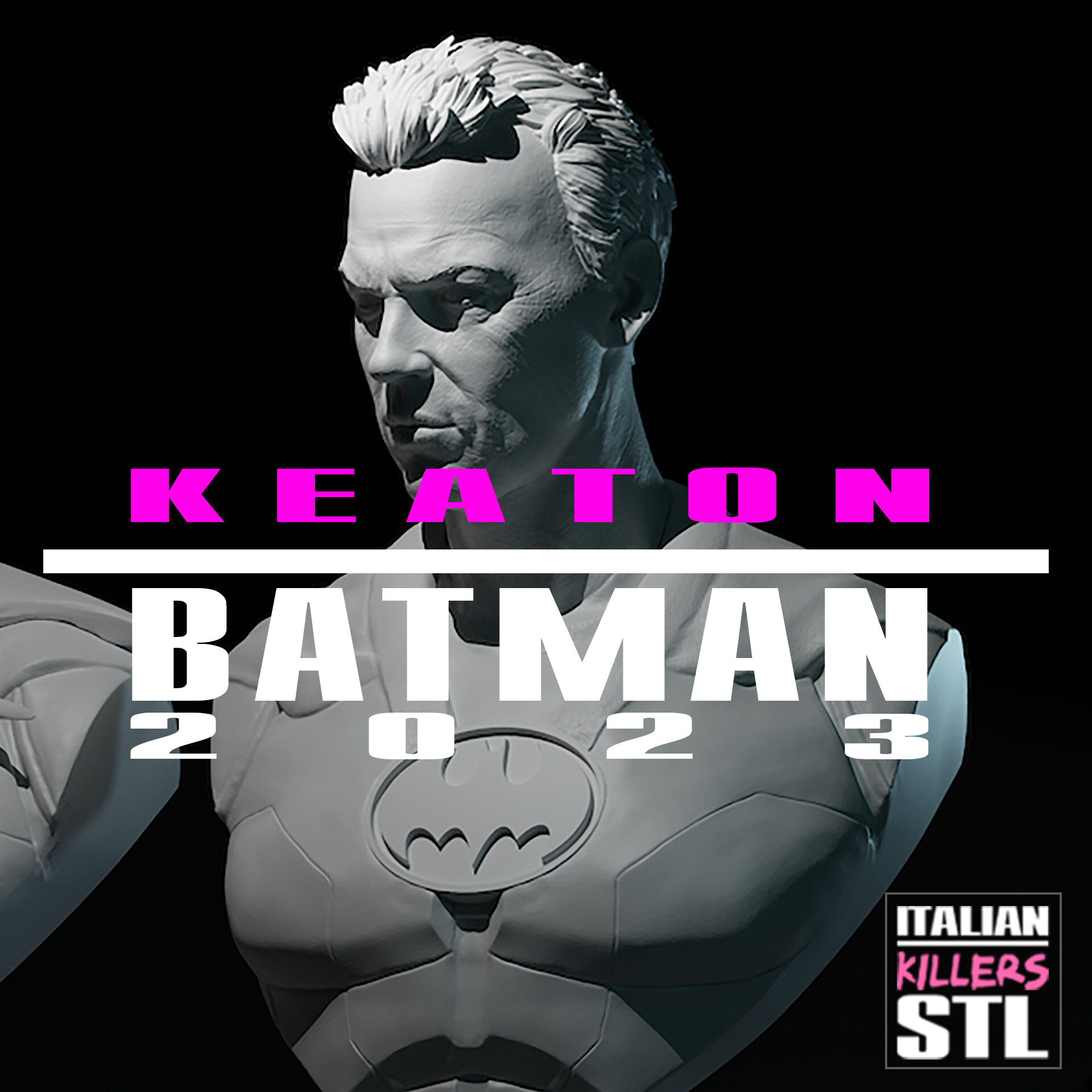 ArtStation - BATMAN 2023 bust ready to print