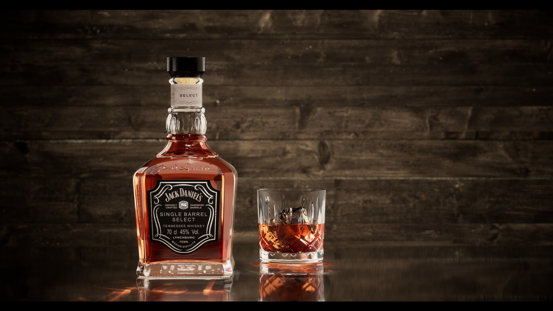 ArtStation - Packshot "Jack Daniel's"