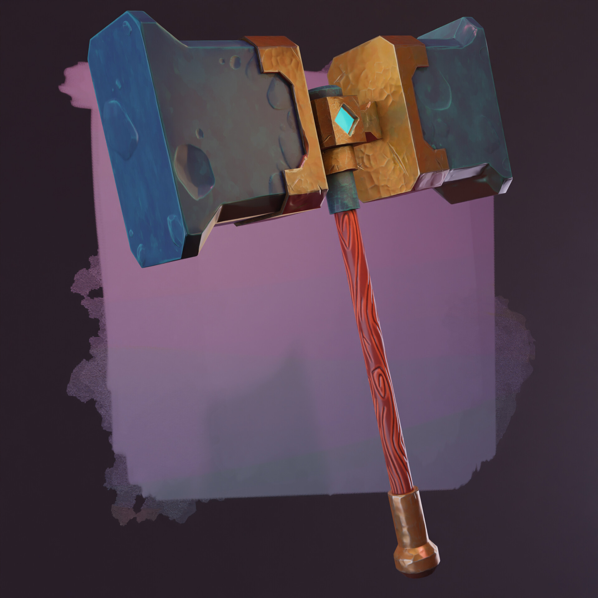 ArtStation - Stylised Hammer