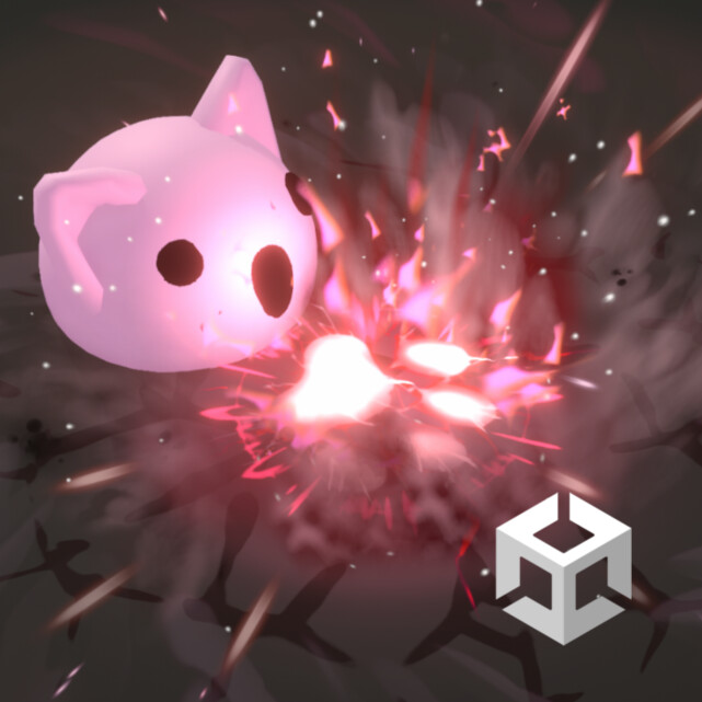 ArtStation - Pink Fire Cat VFX