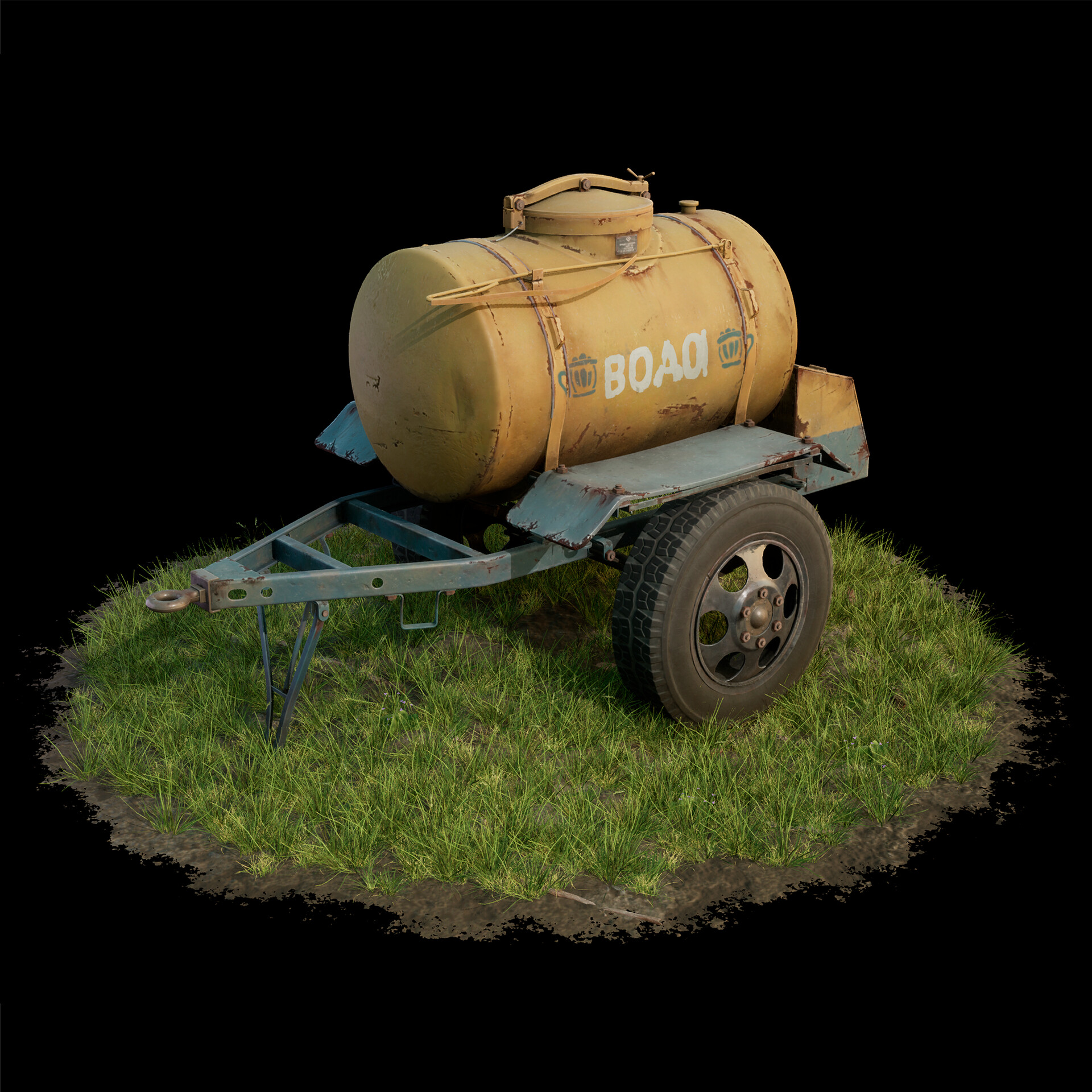 ArtStation - Kvas tank trailer
