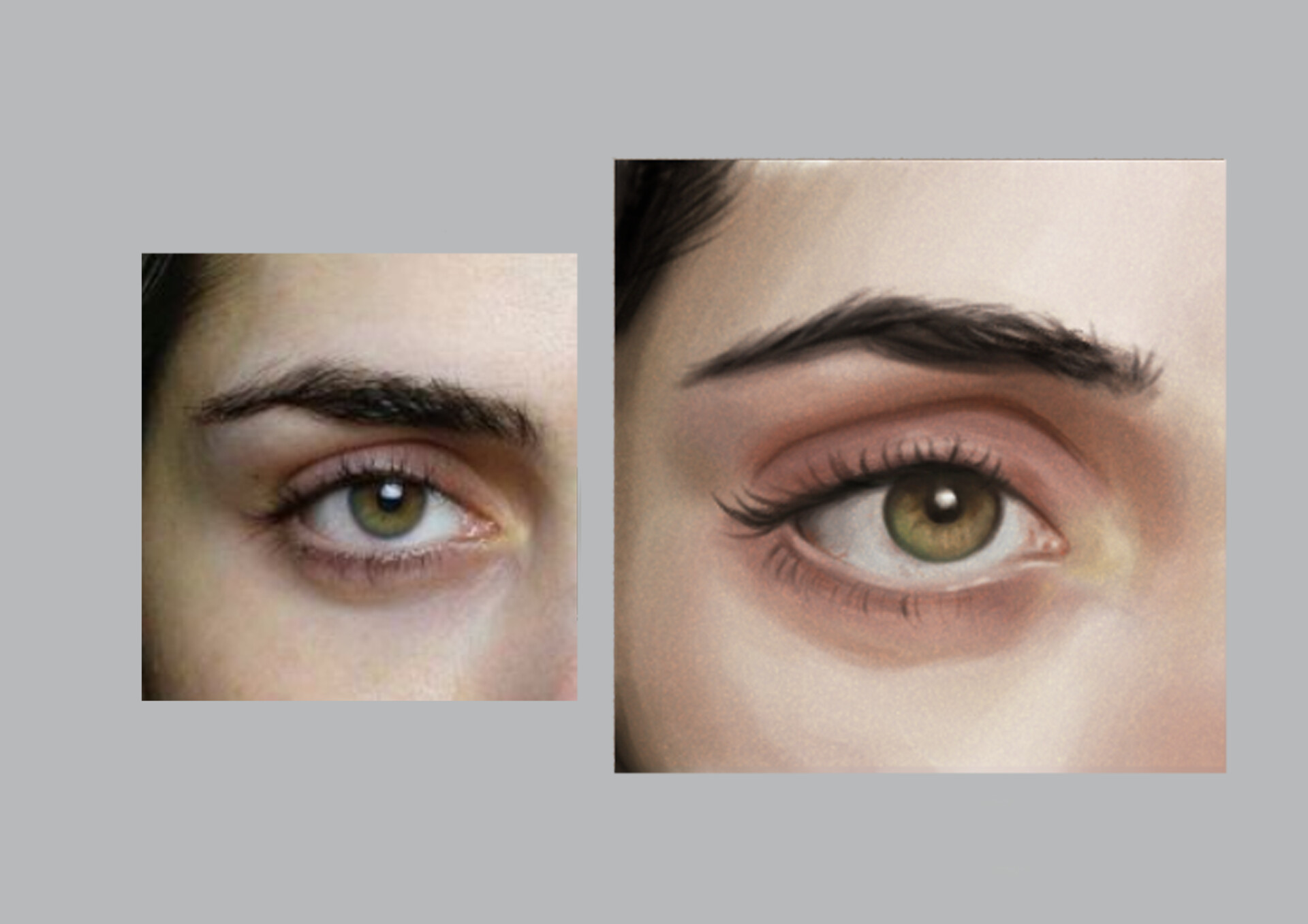 ArtStation - Eye painting study