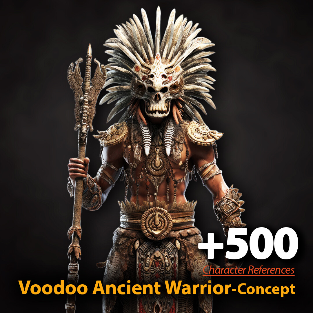 ArtStation - +500 Voodoo Ancient Warrior Clothes. Character References ...